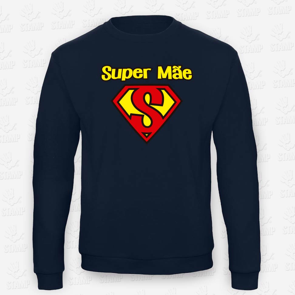 T-shirt Super Mãe - Dia da Mãe - Loja de Estampagem - STAMP