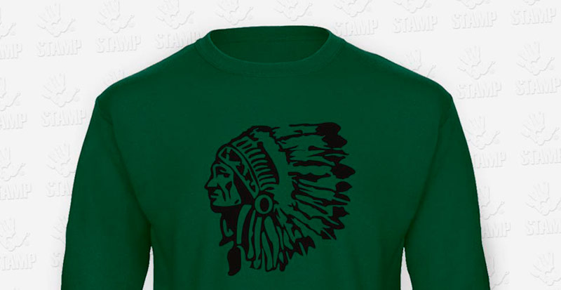 T-shirt Índio - Desenhos - A sua loja de estampagem - STAMP