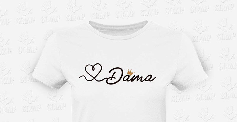 T-shirt Dama - Família - A tua loja de Estampagem - STAMP