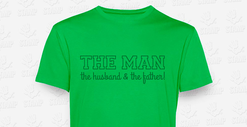T-shirt THE MAN - the husband & the father - T-shirts para Pais